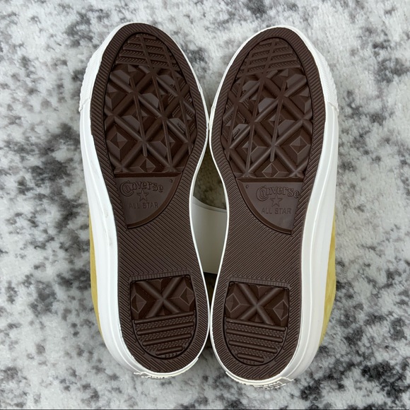 Converse | Shoes | Nib Converse Ctas Ox Mustard Suede Womens Sneaker ...
